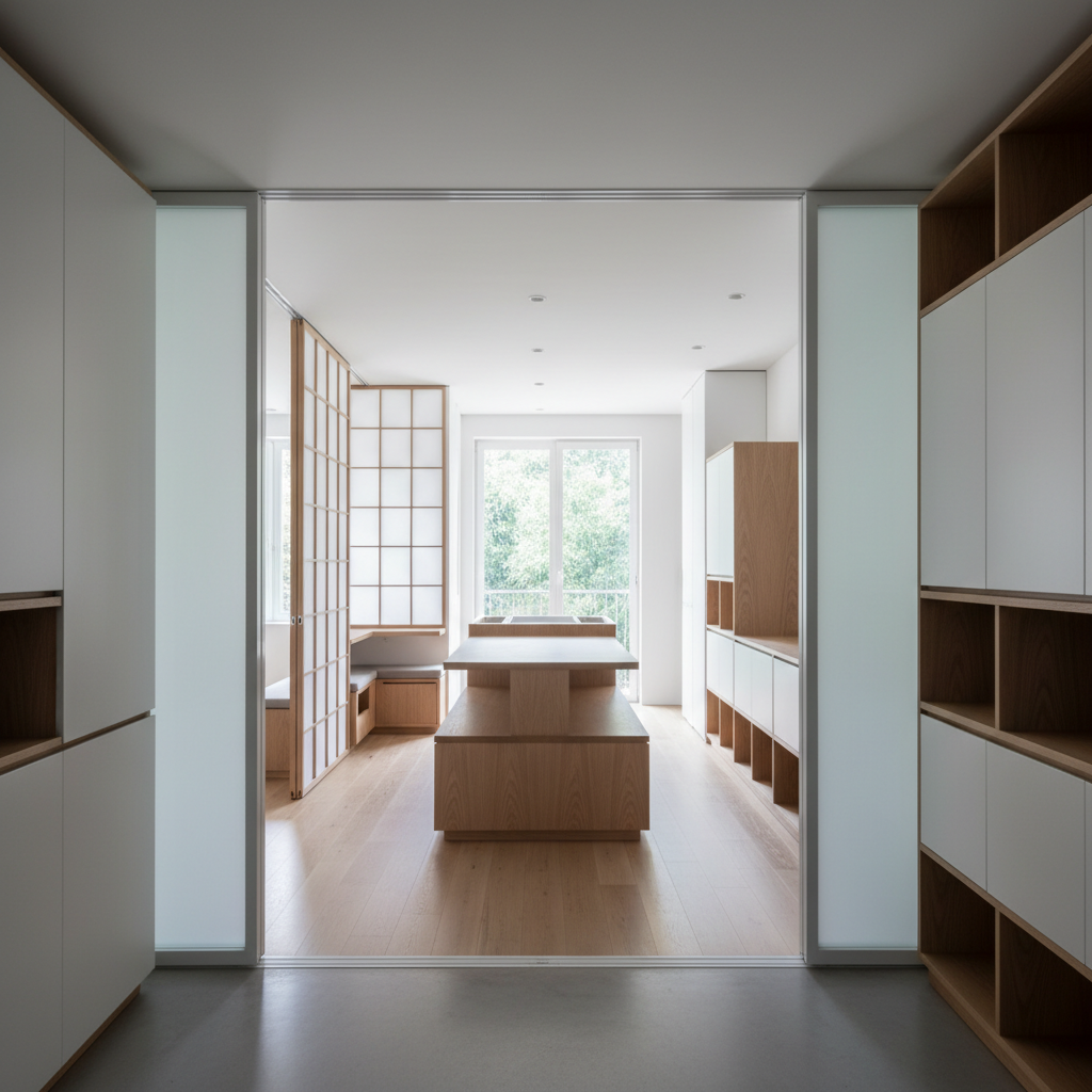 950 sq ft Floor Plans: Interface-Driven Living