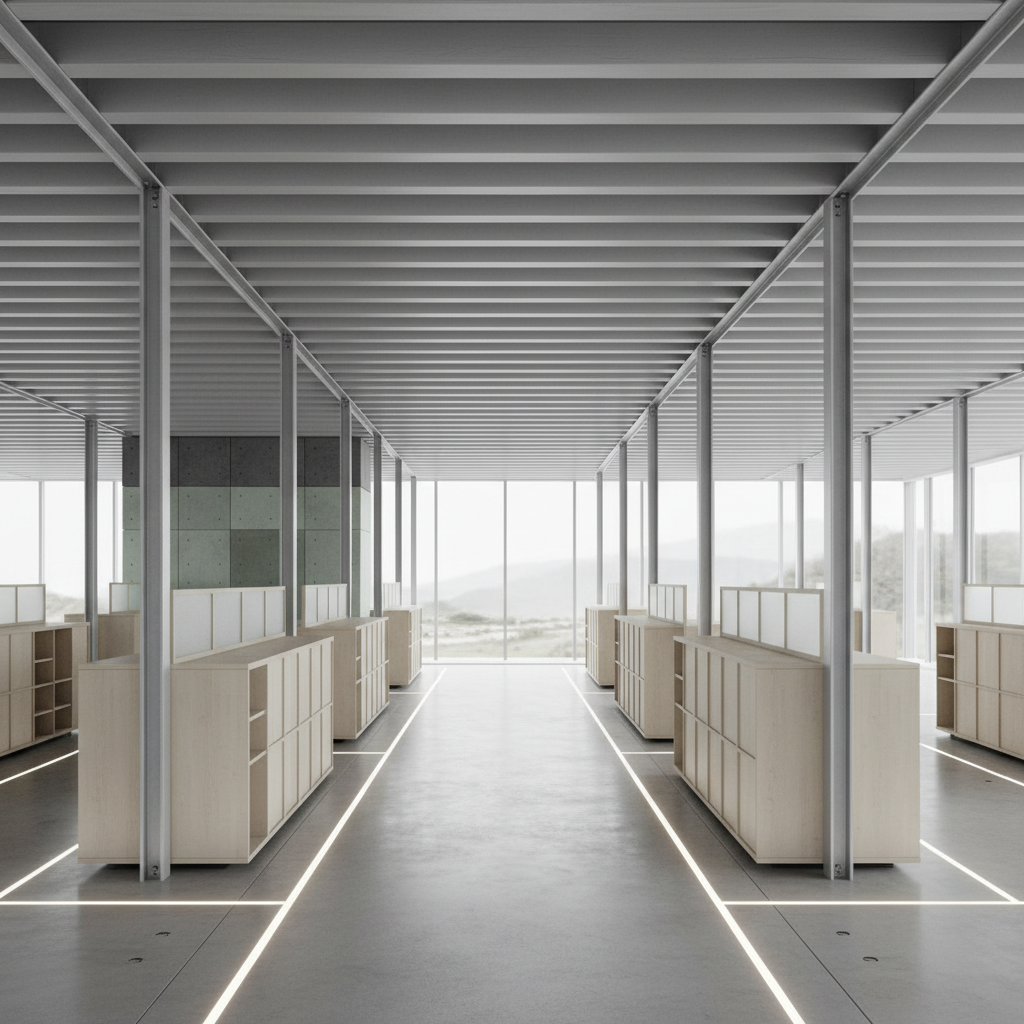 Simple Framed Building Floor Plan – Future Interface Design