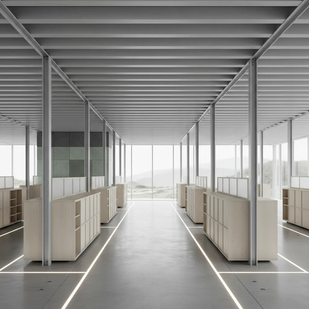 Simple Framed Building Floor Plan – Future Interface Design