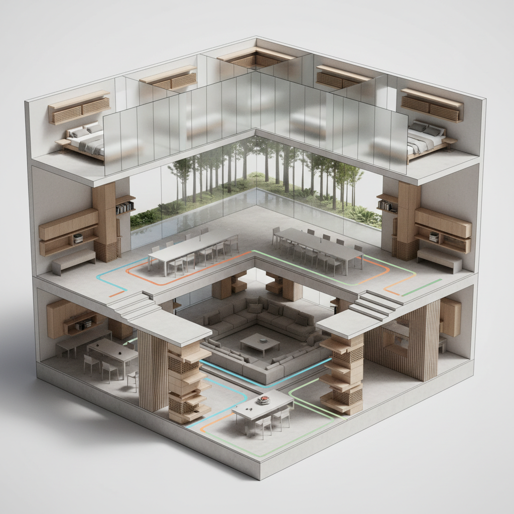 7 Person House Floor Plan That Stops Daily Traffic Jams