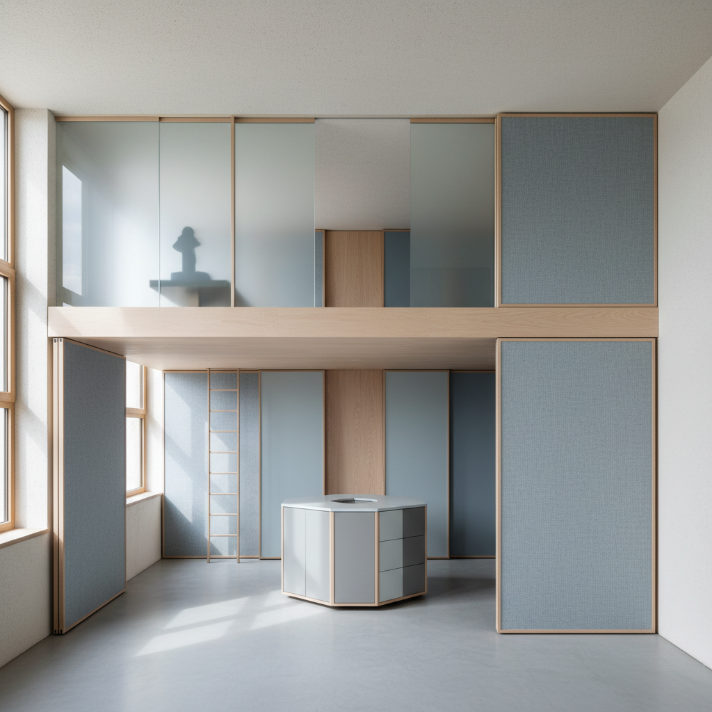 400 SF Studio Apartment Floor Plan: Future Interface Design