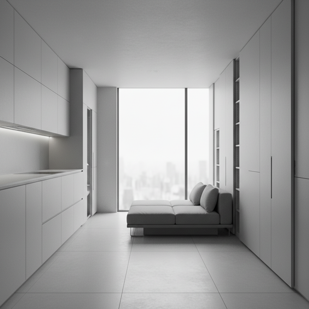 Typical Floor Plan: 350 sq ft Carpet Area—Future Interface Design