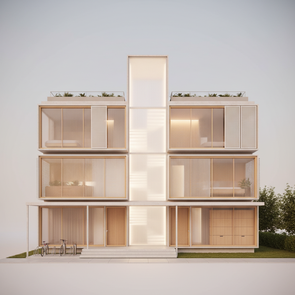 Two-Story Compact Layout for Small Plots – Future-Ready Stacked Living
