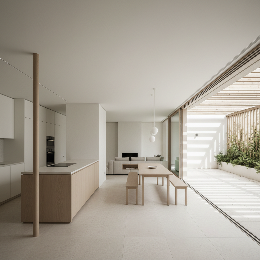 Planos de casas modernas en 3D: luz, circulaciones y estructura
