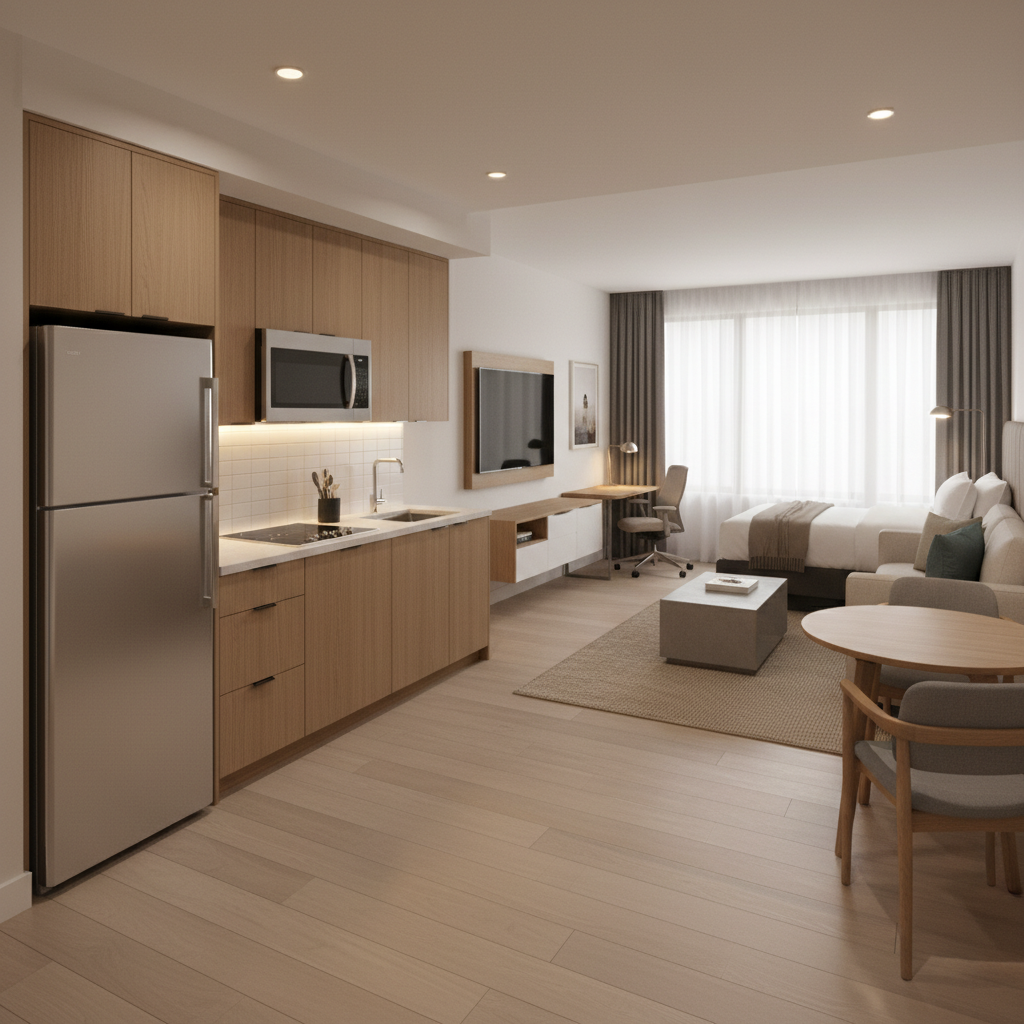 Tired of Eating Out? Hotels With Kitchens in the Room