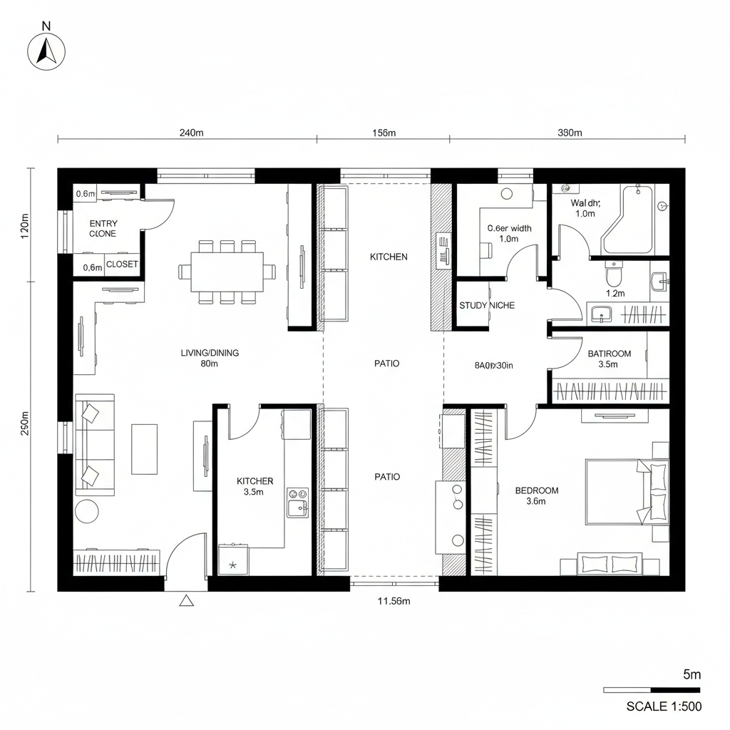 125 Sq Yards Floor Plan: Fix Cramped Layouts With 3 Smart Designs
