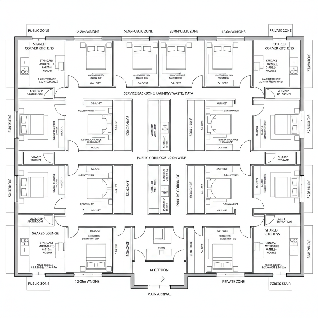 24-Bed Floor Plans: Future-Ready Spatial Interfaces