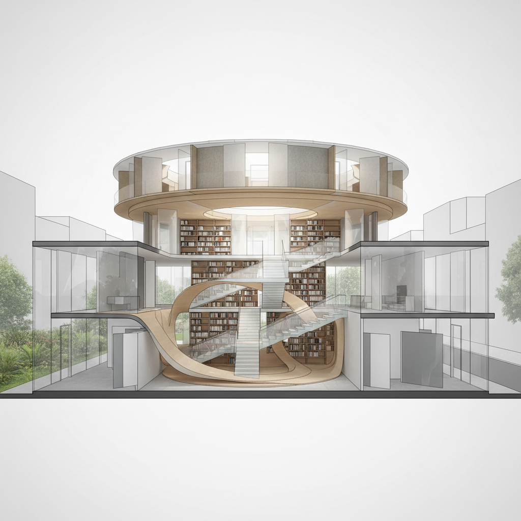 No Quiet Work Space? 2 Floor Layout With Study Room Fix