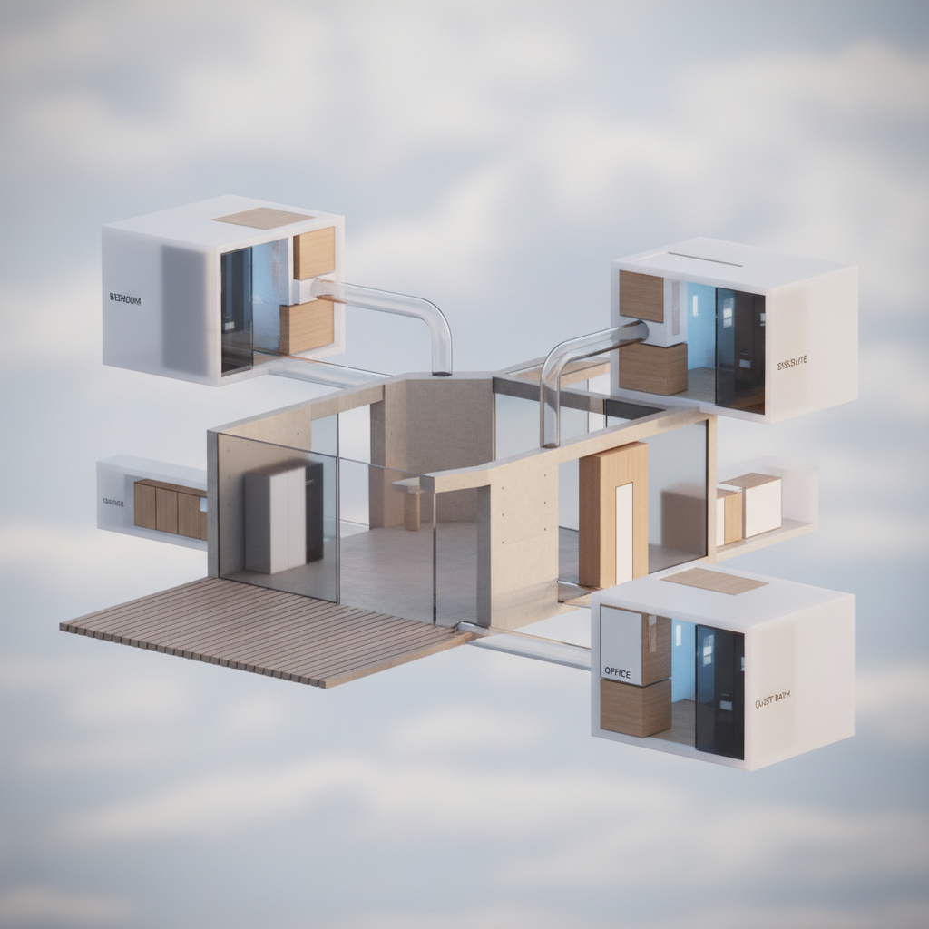 2-Bedroom, 3-Bath with Office Floor Plans — Future Interface Design