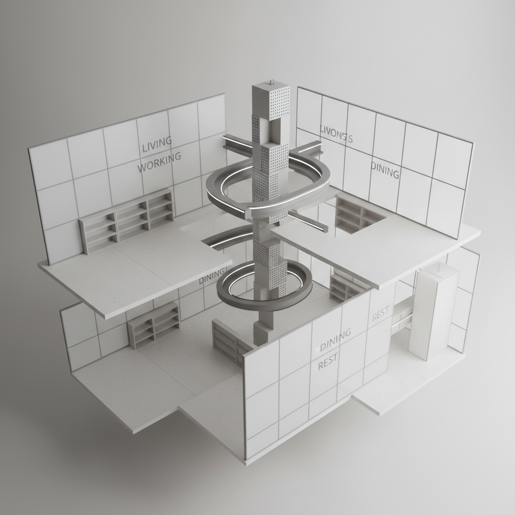 Figure 1 Floor Plan: Interface Thinking for Future Living