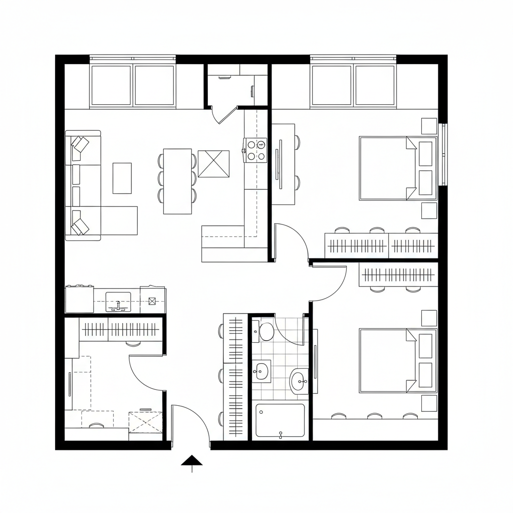 Violet Floor Plan Master Plan — Future-Ready Residential Logic
