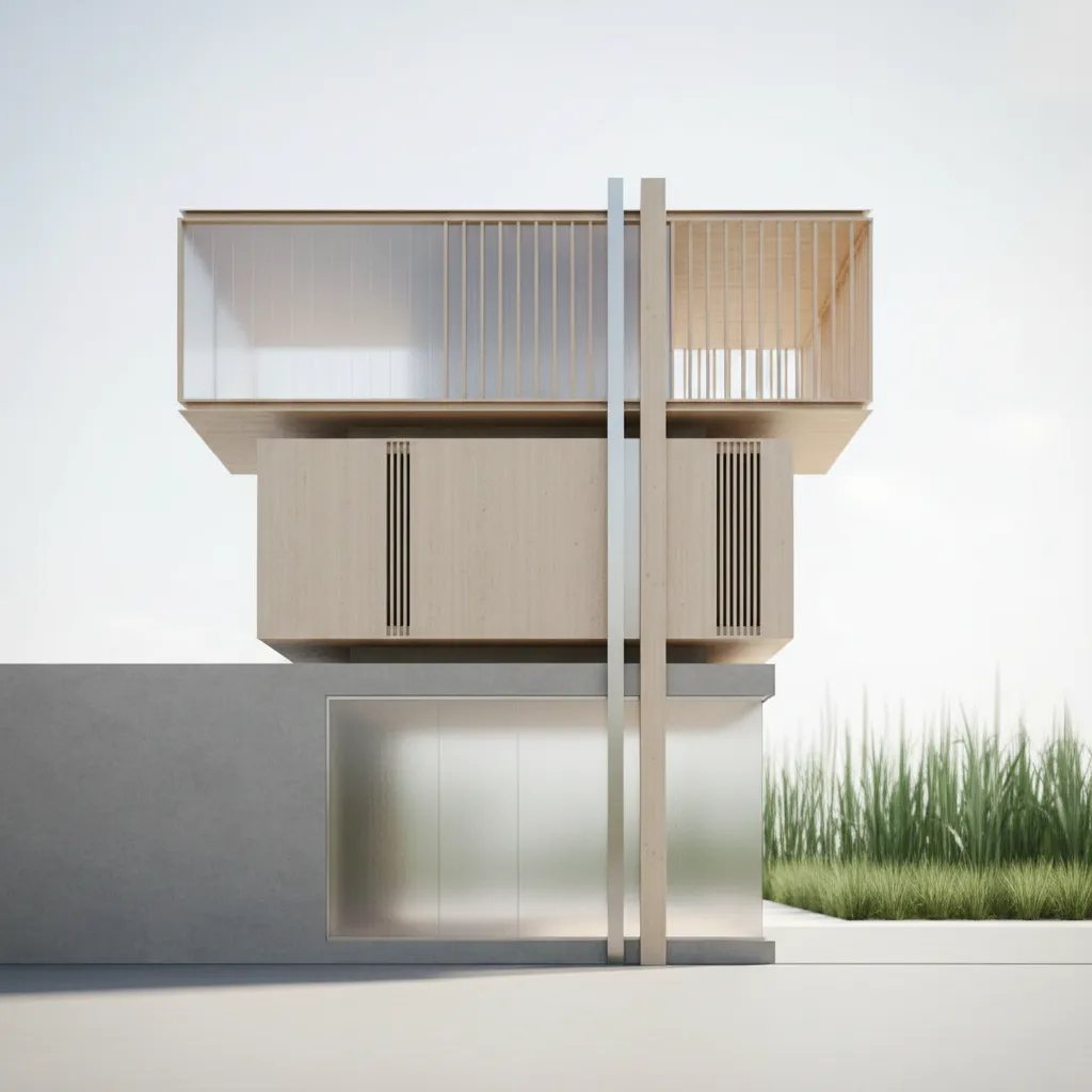 Independent House: Three-Story Plan with Future-Ready Flow