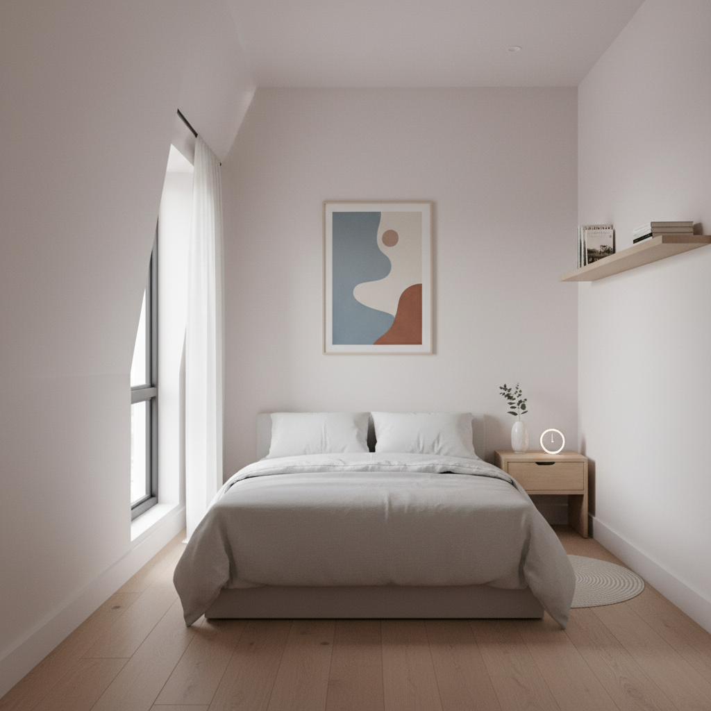 Odd Shaped Bedroom Layout: Fix Wasted Corners & Tight Space