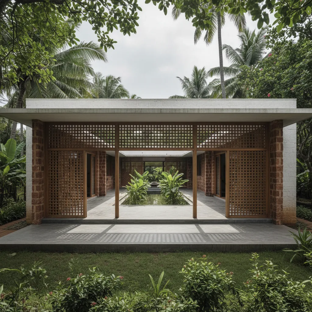 Contemporary Single-Floor 3BHK Kerala House Plan