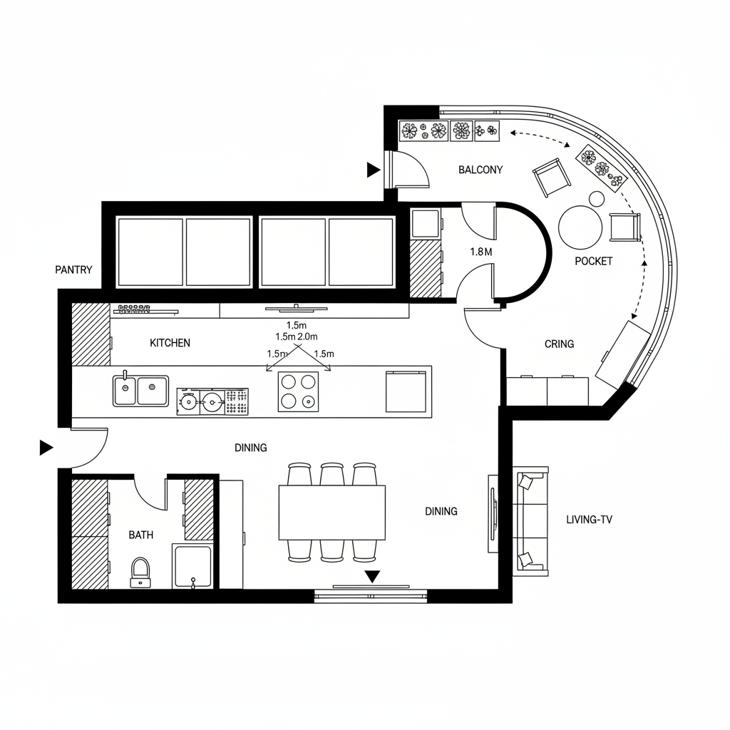 Piramal Revanta T2 3-BHK Floor Plan—Future Interface Analysis