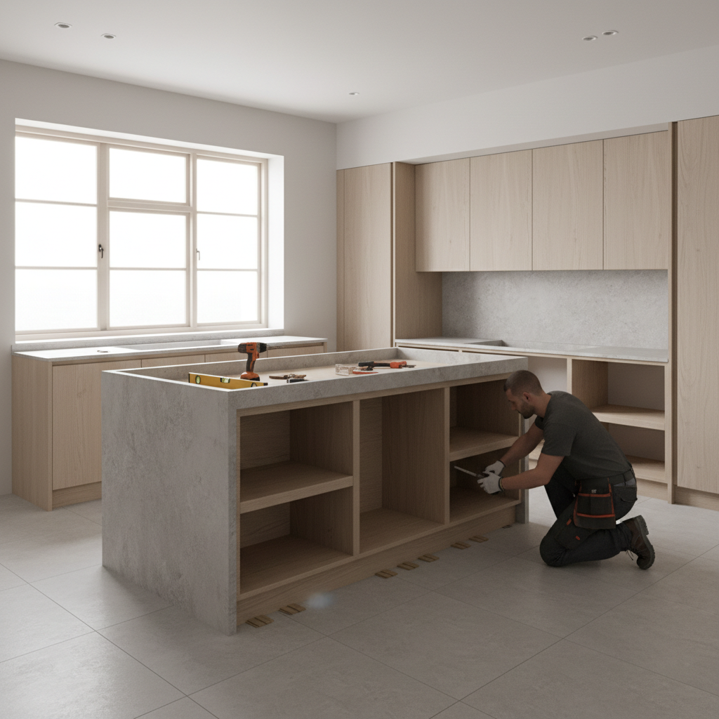 Kitchen Island Cabinet Problems? Fix Wobble, Gaps, Sag