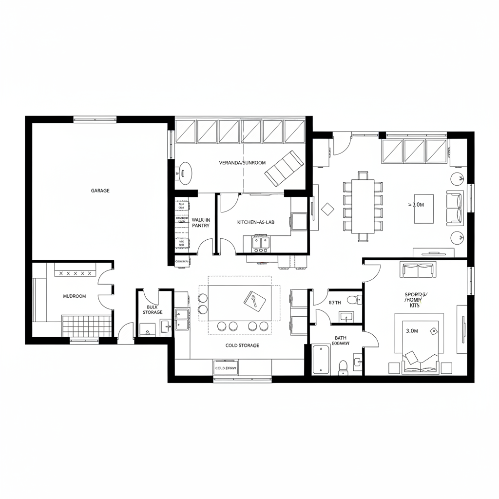 Vyom 4286 sq.ft Floor Plan – Future Interface Design