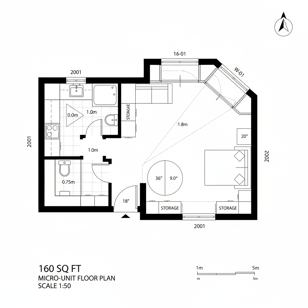 160 Sq Ft House Floor Plans: Fix a Cramped Layout