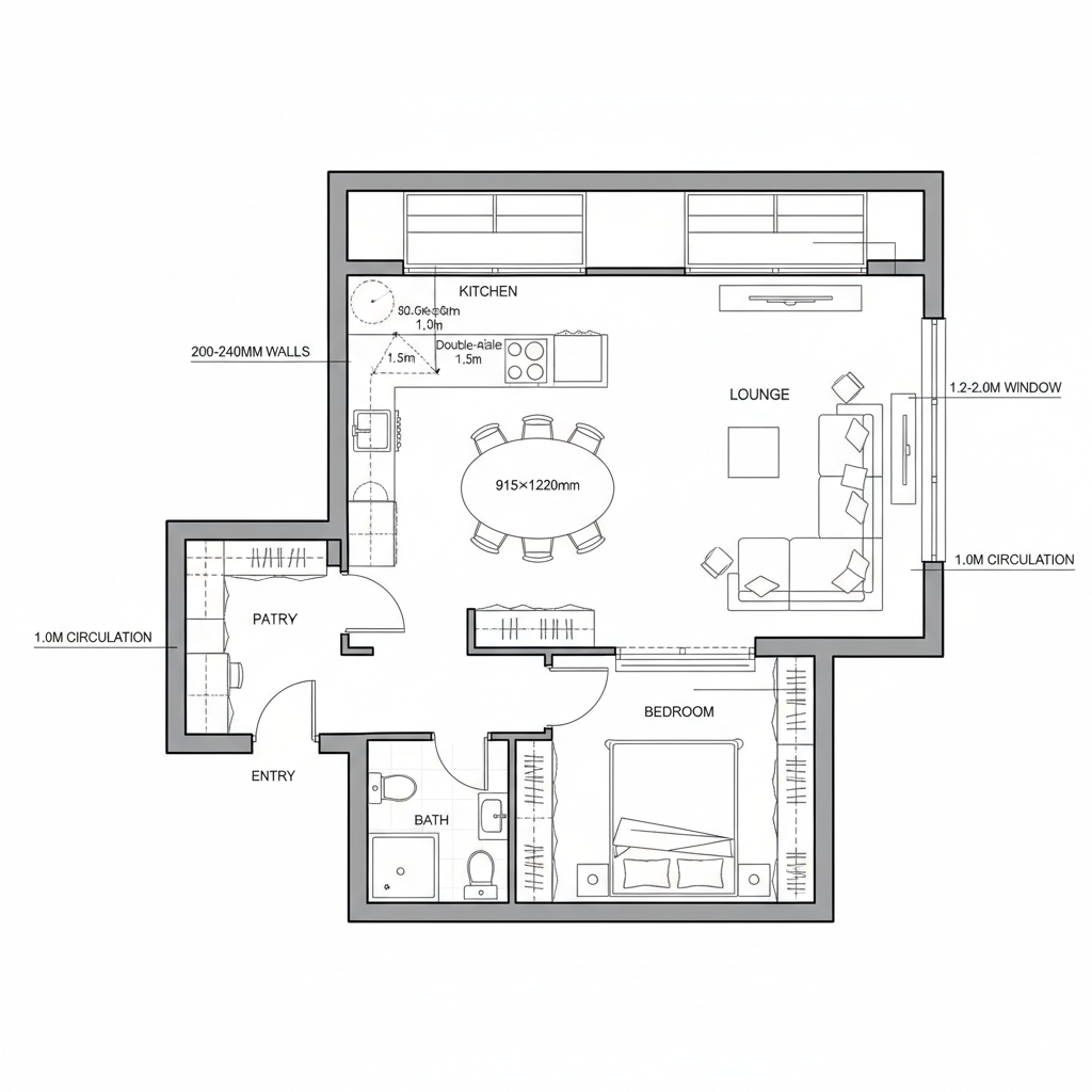 Cramped 1 Bed Flat? 3 Smart 1 Bed Floor Plans
