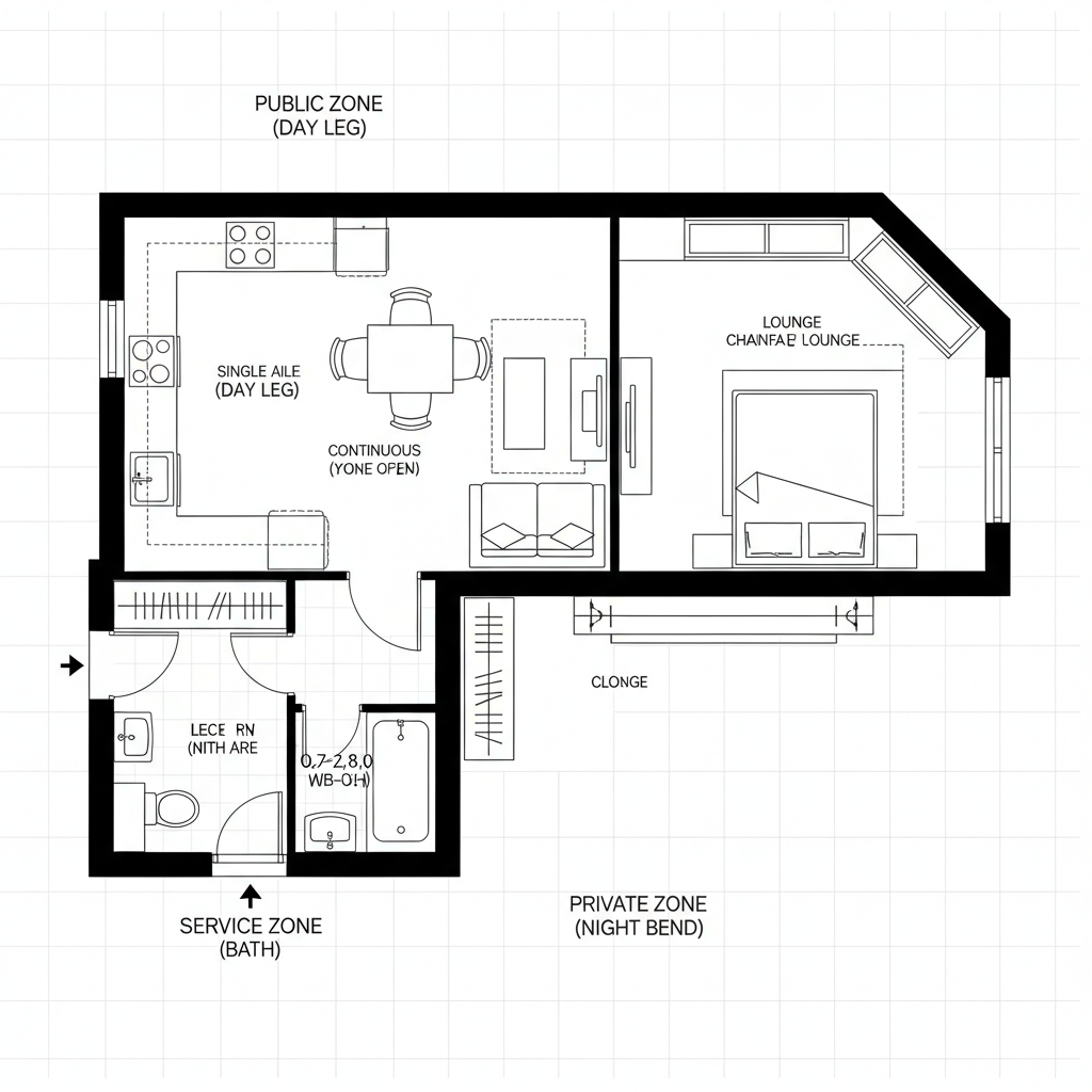 Future-Ready 600 sq ft Studio Apartment Floor Plans