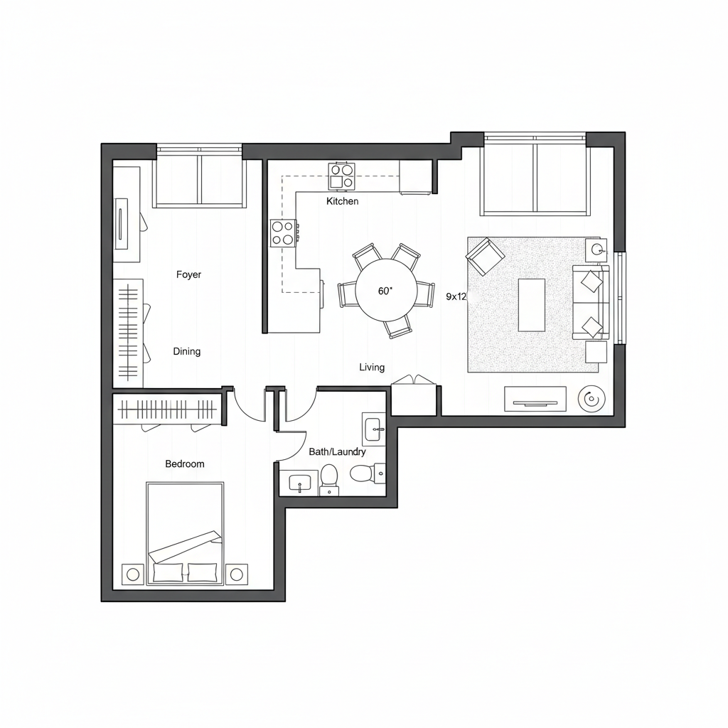 Simple Floor Plan Drawing Online — Future-Ready Layout Logic
