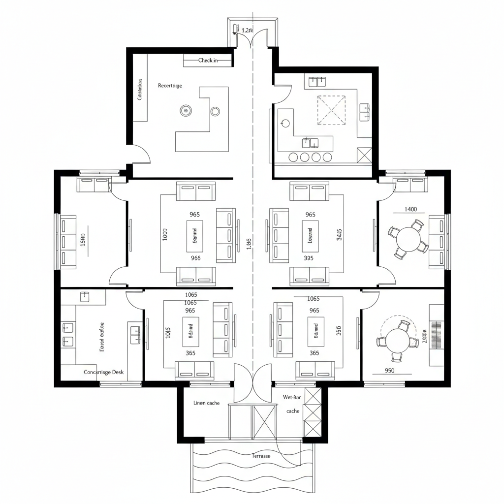 Sims 3 Resort Floor Plans with Future Hospitality Logic