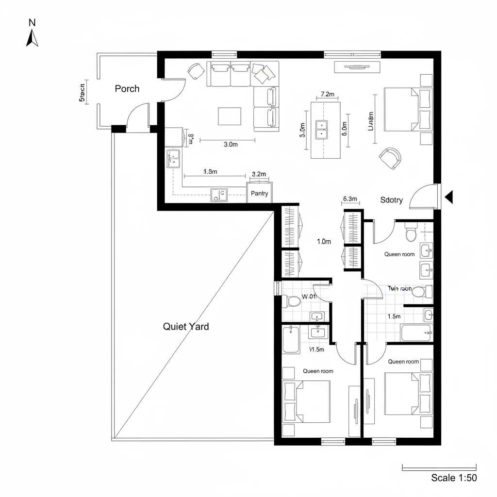 Top 10 70/30 Single-Floor 3-Bedroom Plans for Future Living