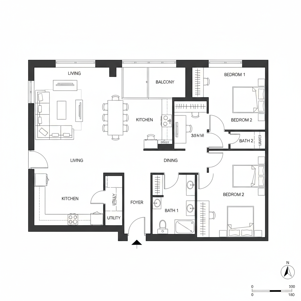 GC 6 Gaur City Floor Plan: Three Future-Ready Layouts