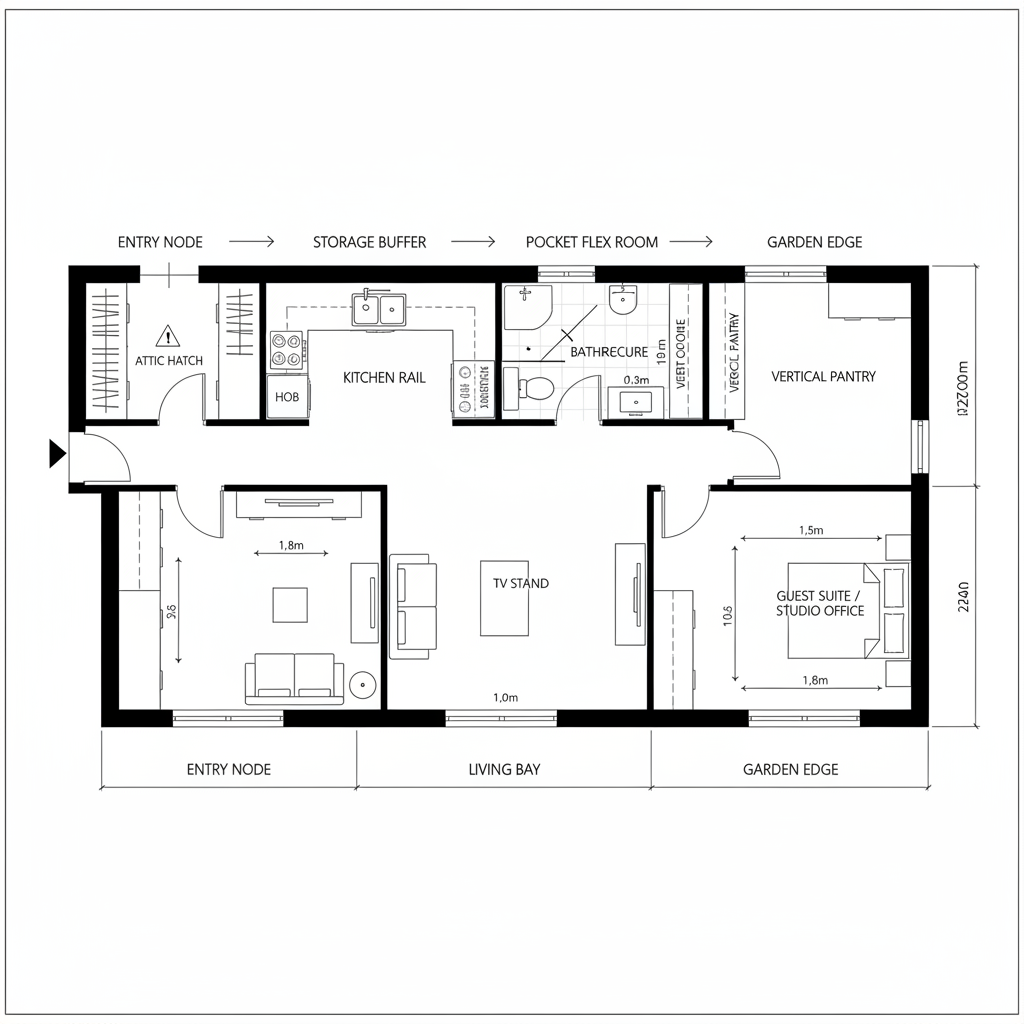 Casa Green 1 Floor Plan – Future-Ready Residential Design