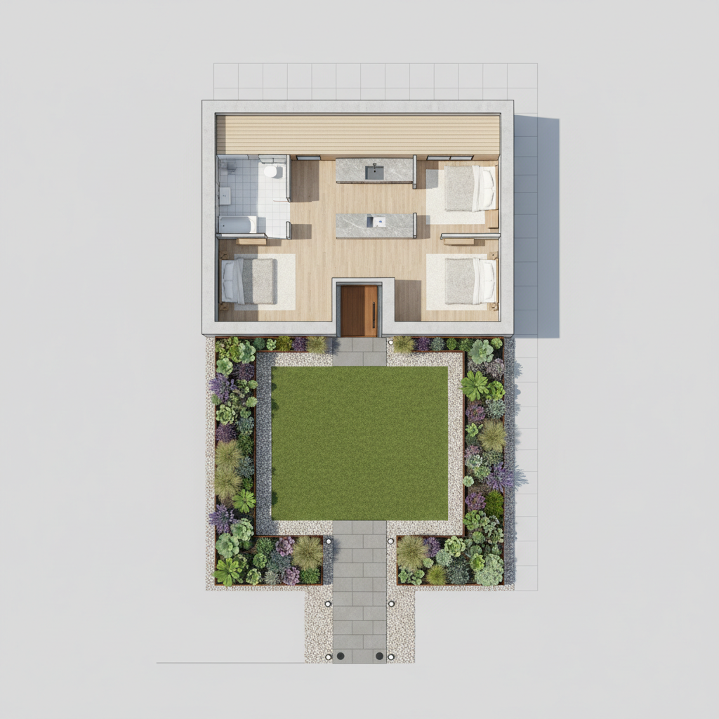 Plantas de Casas com Área na Frente: Ideias e Modelos