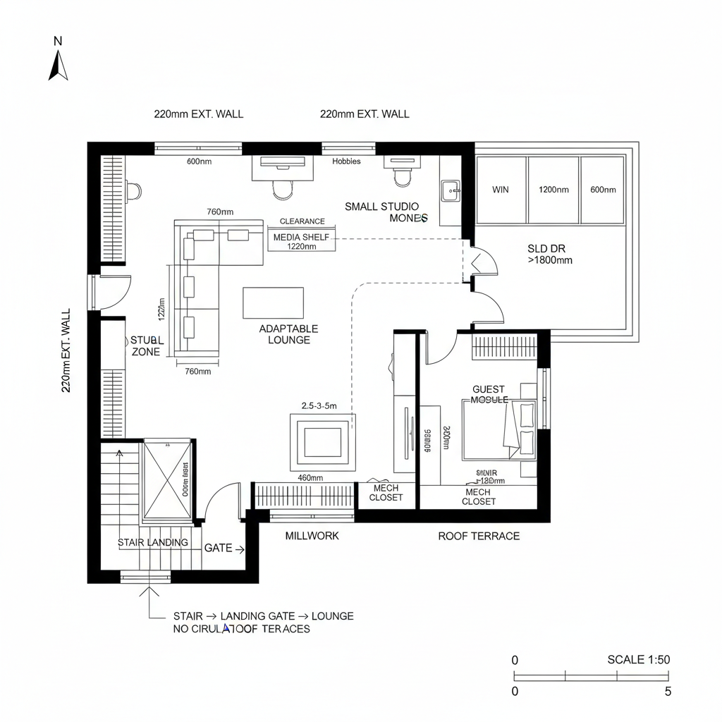 4-Floor Apartment Plan: Future-Ready Spatial Interface