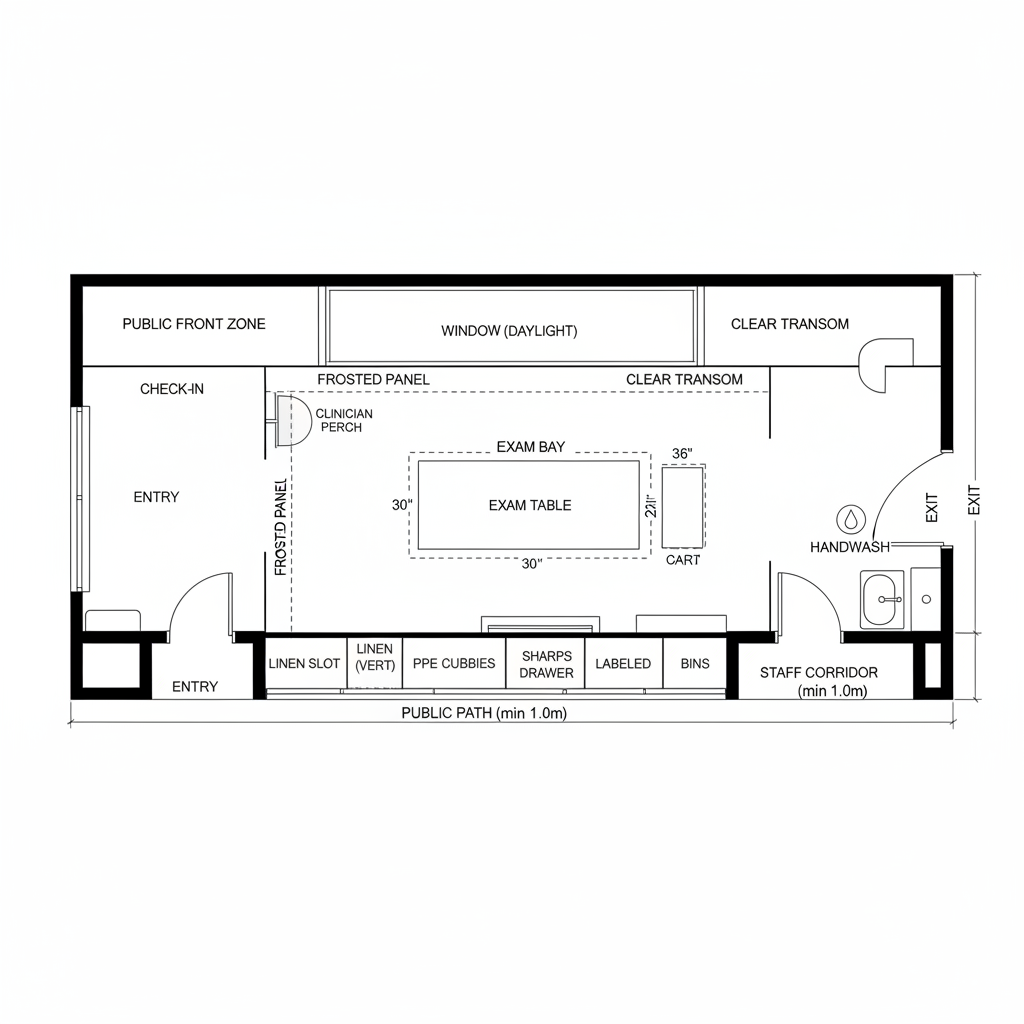 16×10 ft Small Medical Clinic Floor Plan — Future-Focused Layouts