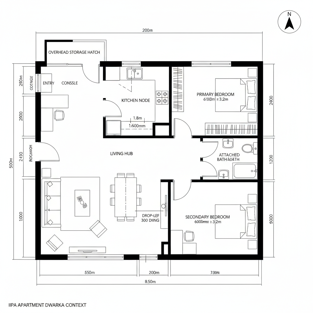 IIPA Apartment Dwarka Floor Plan: Three Future-Ready Layouts