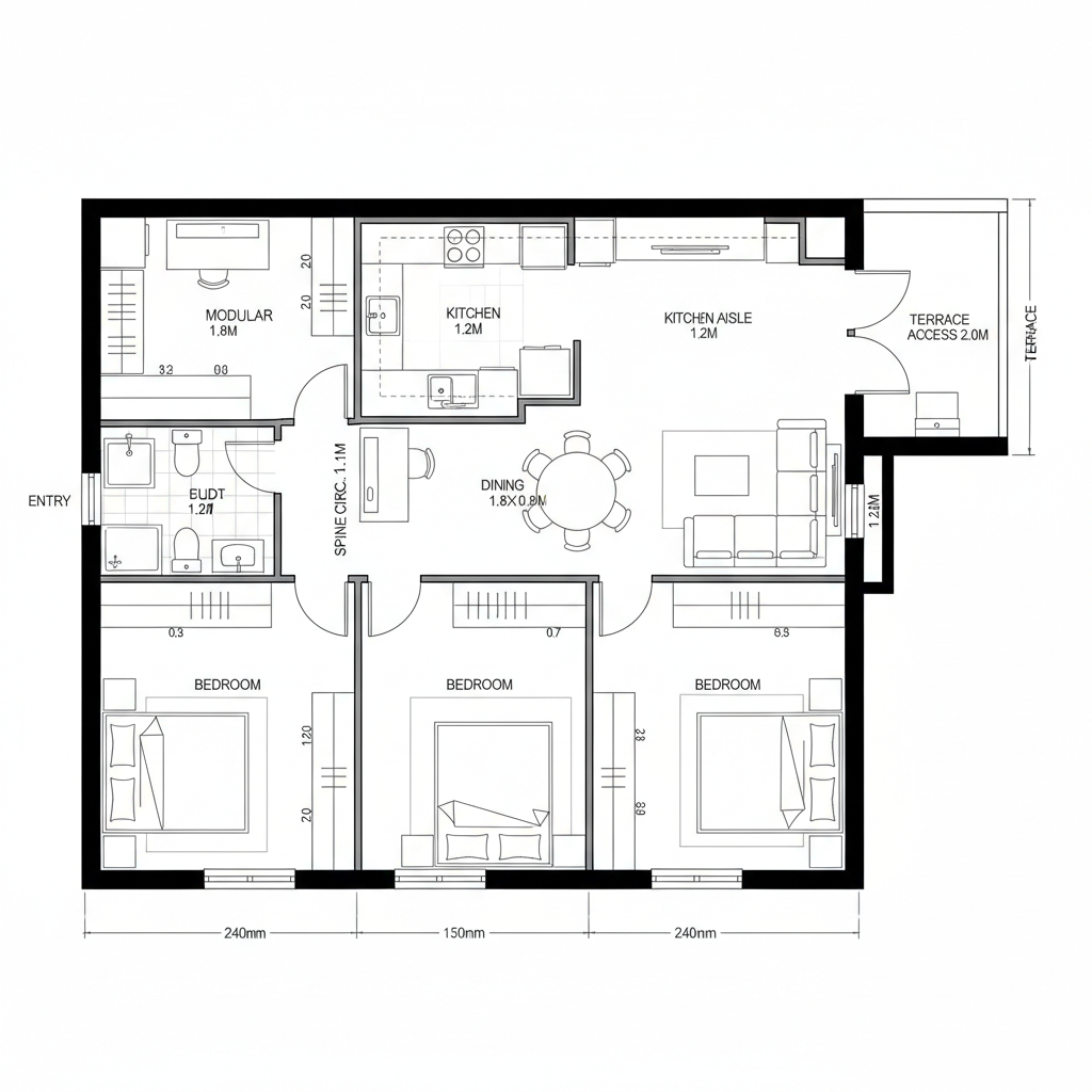 150 sq m Apartment Floor Plans—Future-Ready Design Logic