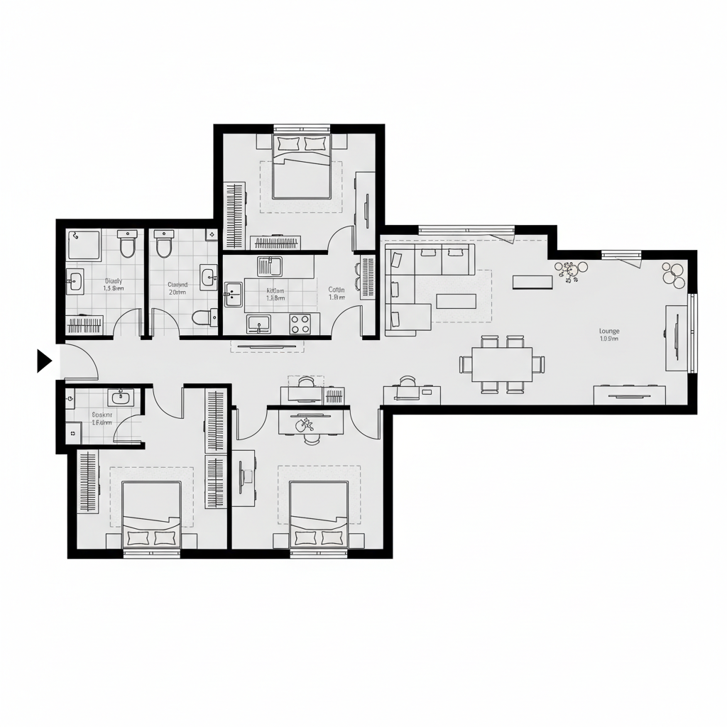 Jaypee Kosmos 2 BHK: Future-Ready Floor Plan Logic