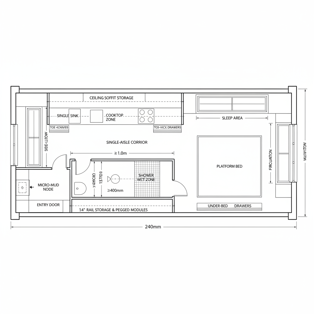 20-Foot Shipping Container House Floor Plans: Future-Ready Layouts
