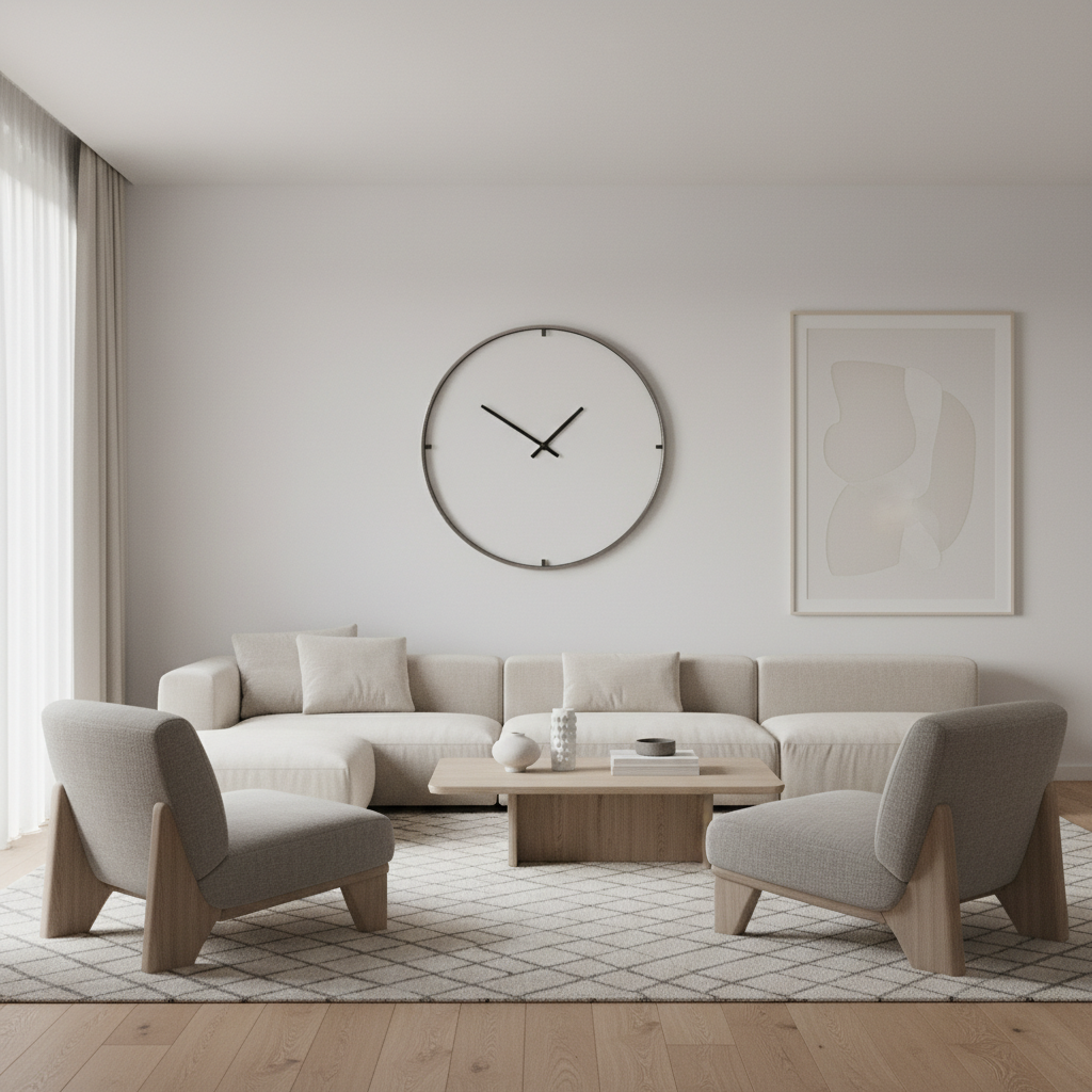 Wall Clock Looks Too Small? Choose Right Clock for Each Room