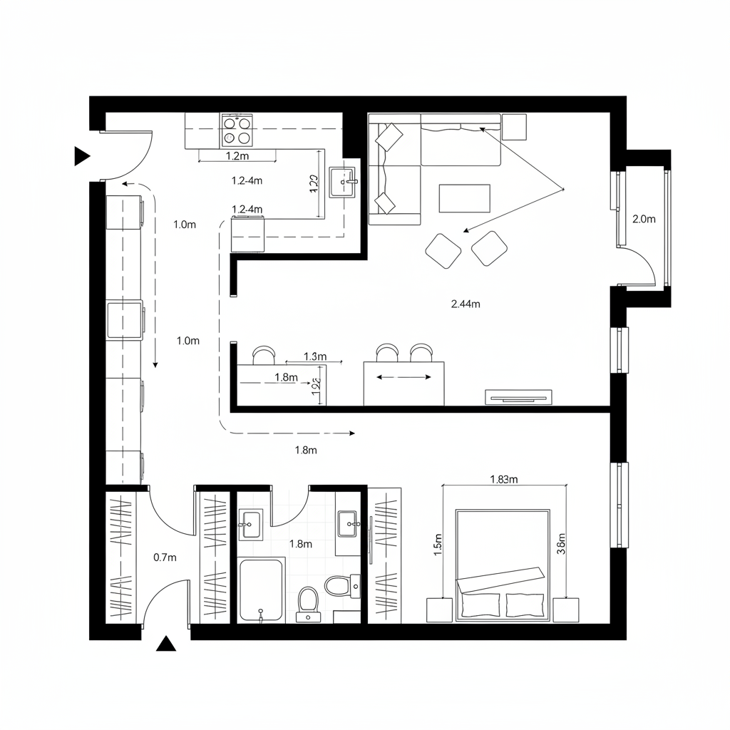 Rectangular Apartments Floor Plan: Future-Ready Layouts by a U.S ...