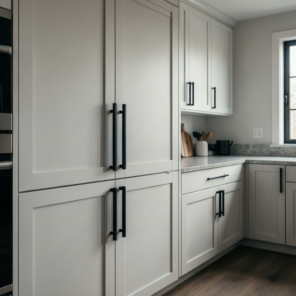Kitchen Feels Flat? Try Black Cabinet Hardware Trends