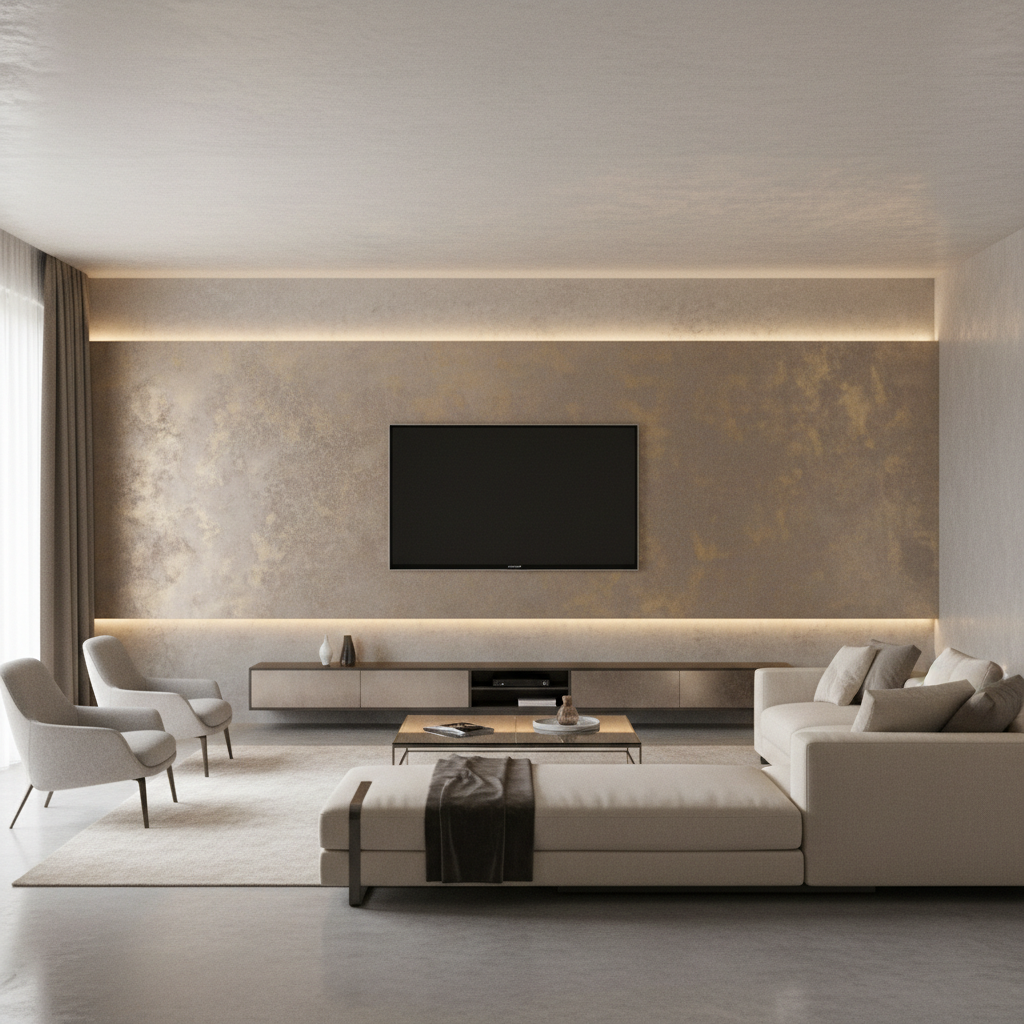 Living Room Feels Flat? Asian Paints Texture Paint Designs