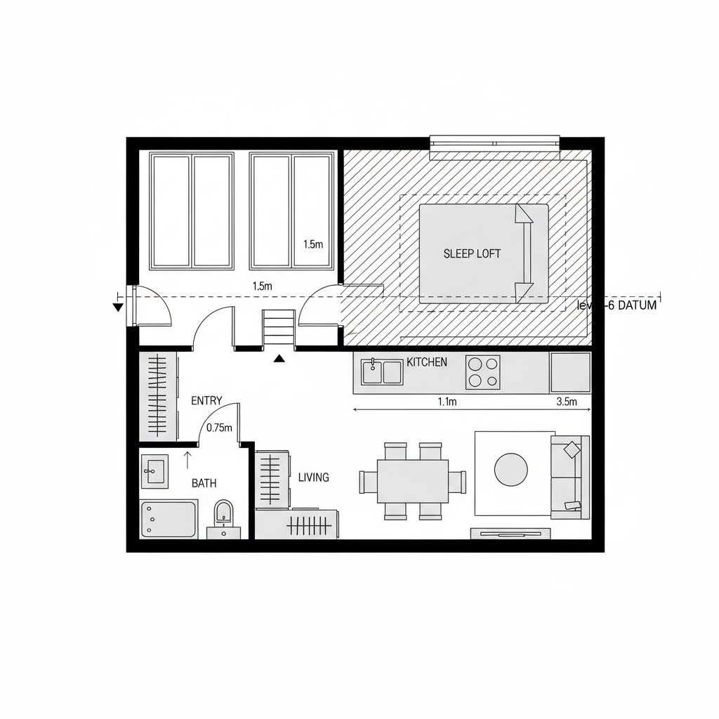 Confused by 1 Bedroom Apt Floor Plans? What LVL 6 Fixes