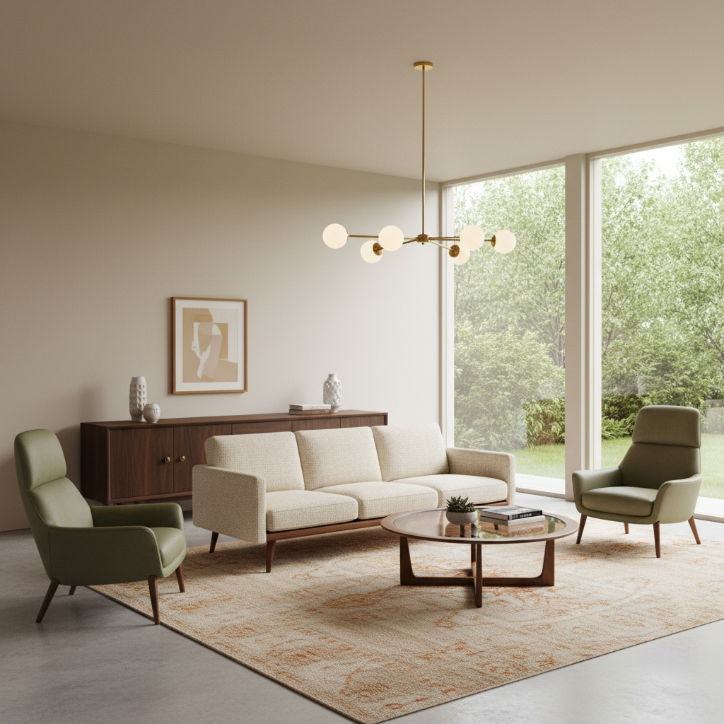 Mid Century Modern Interiors Look Off? Fix Scale & Lighting