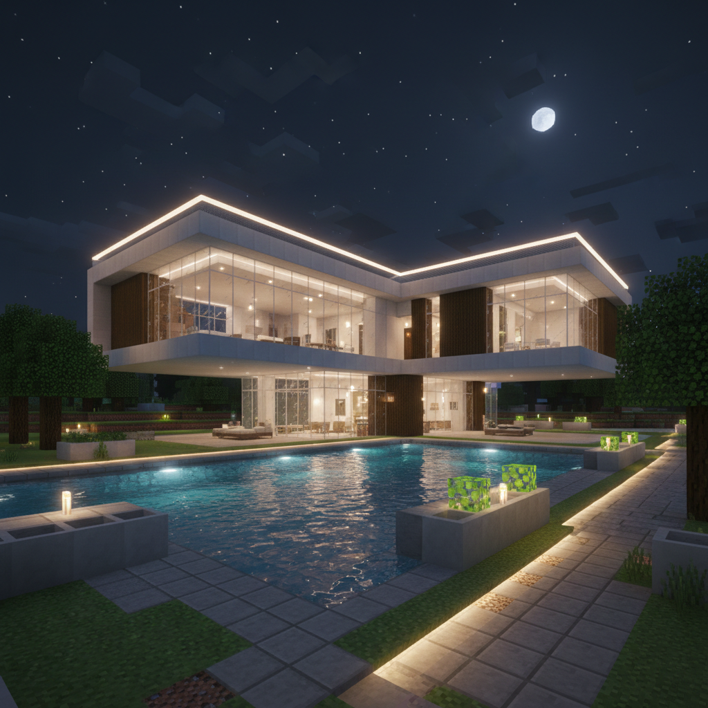 Diseños de casas modernas en Minecraft ideas y guía