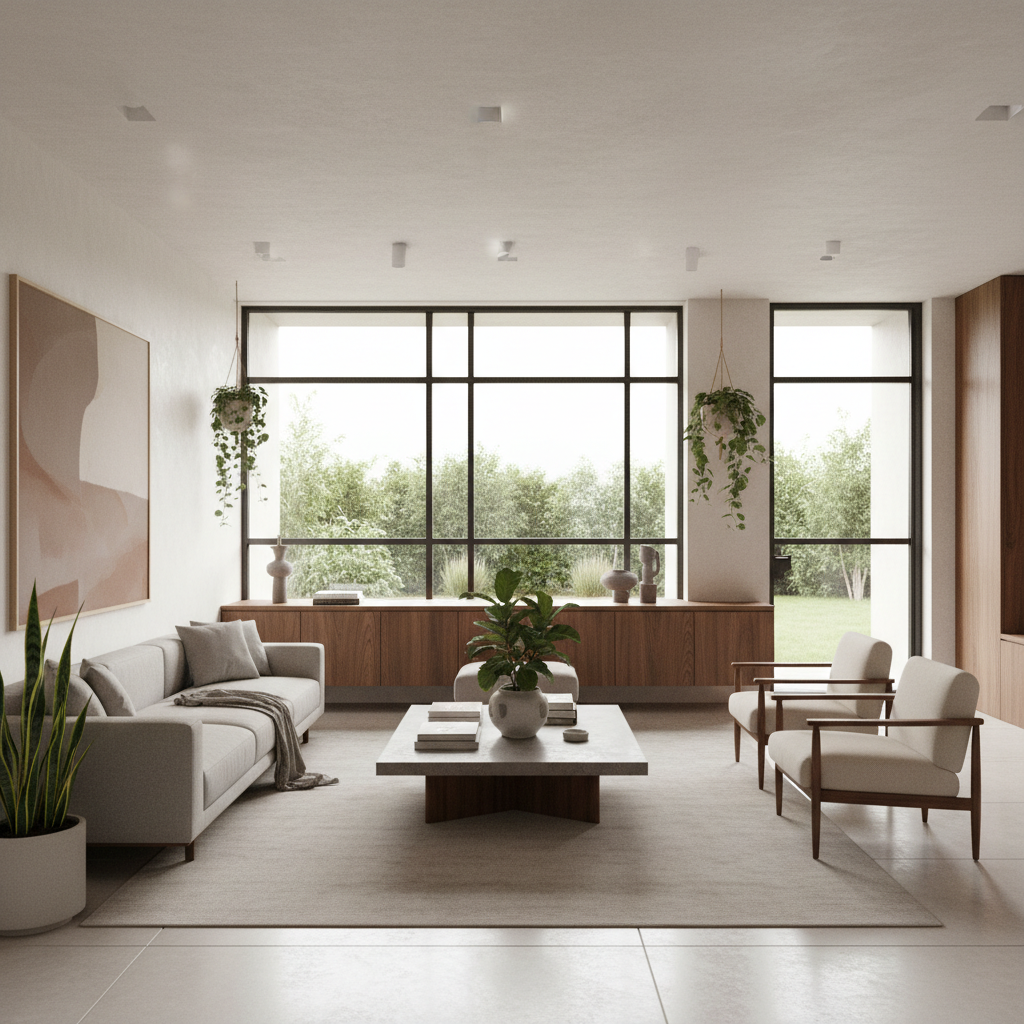 Cómo decorar interiores de casas modernas