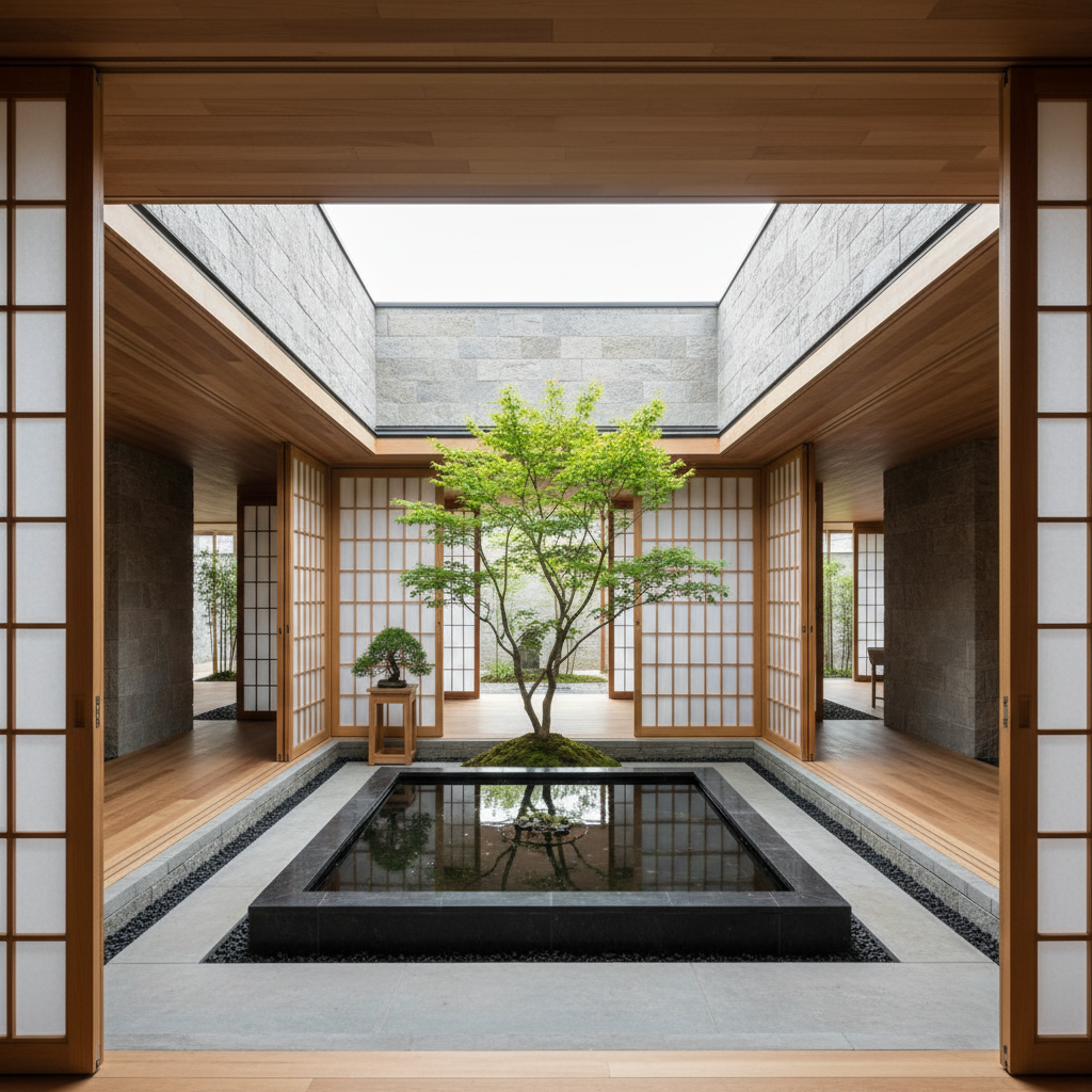 Modern Zen House Design with Floor Plan—Future Interface