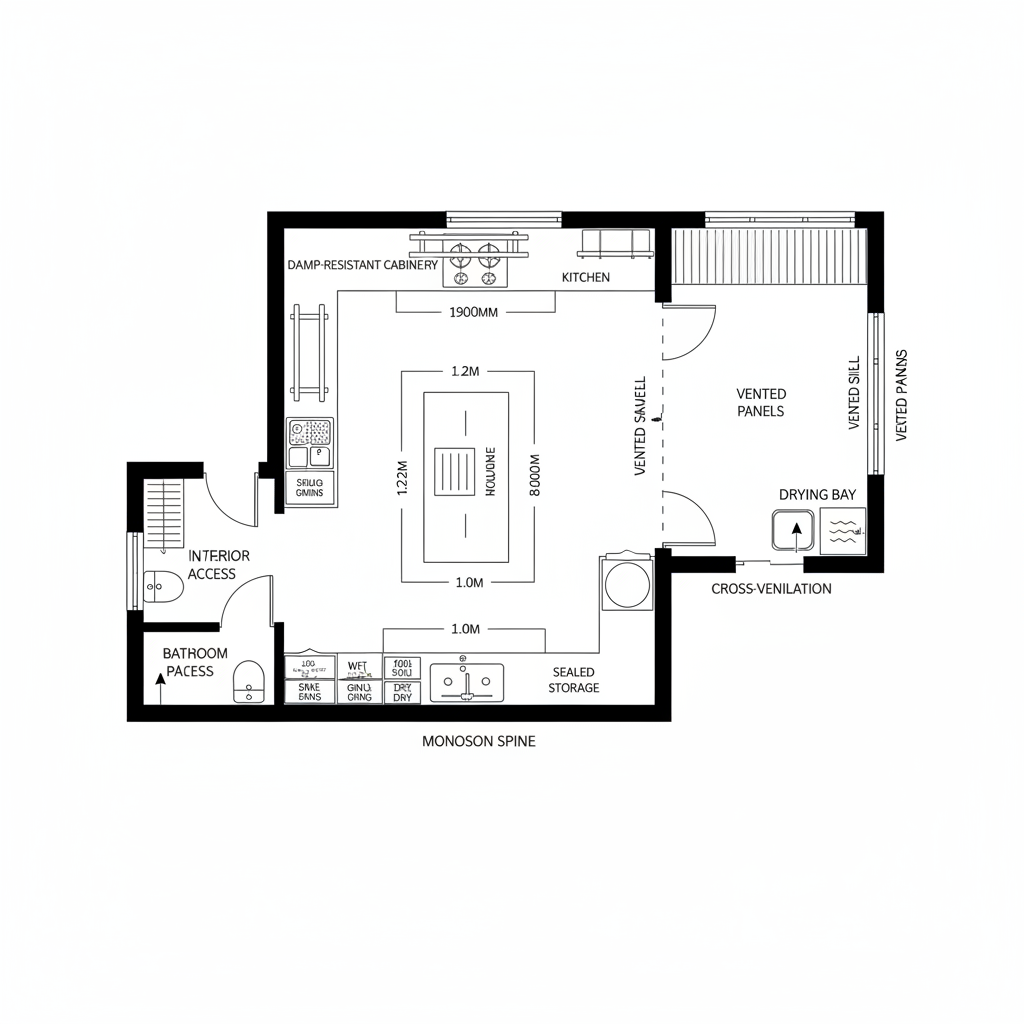 Kerala Two-Storey House Plan: Future-Ready Two Levels