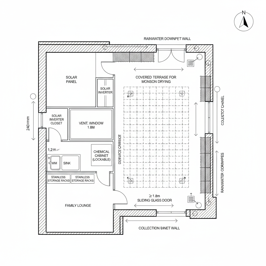 Kerala Two-Floor Plan: Future Lifestyle Interface