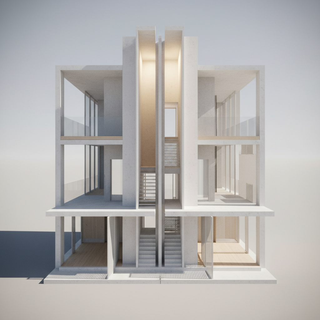 Northeast Corner House Plans 22×32, Two Floors