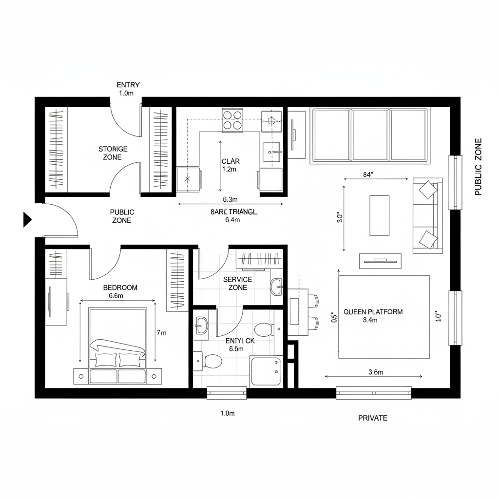 Walan Apartments Floor Plan—Future Interface Design