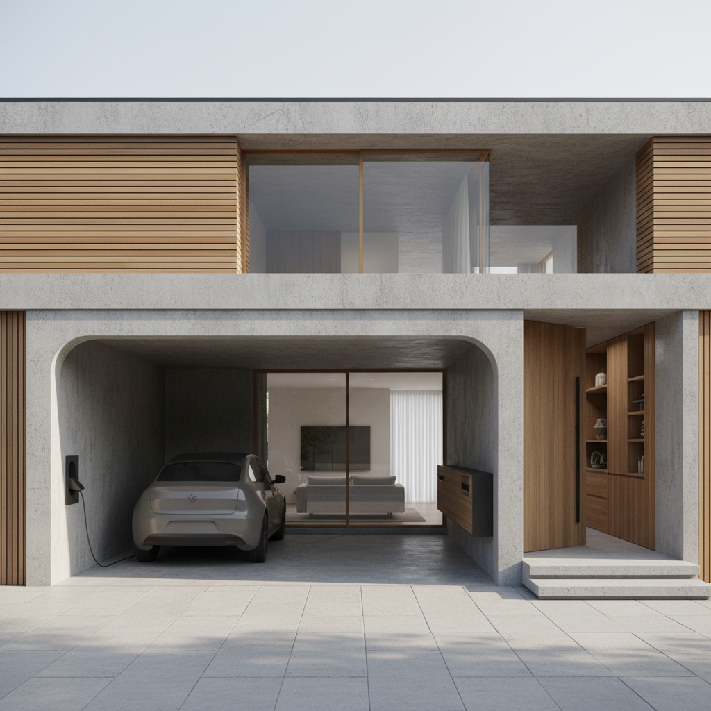 Parking + 2 BHK Ground Floor Plan with Future-Ready Flow